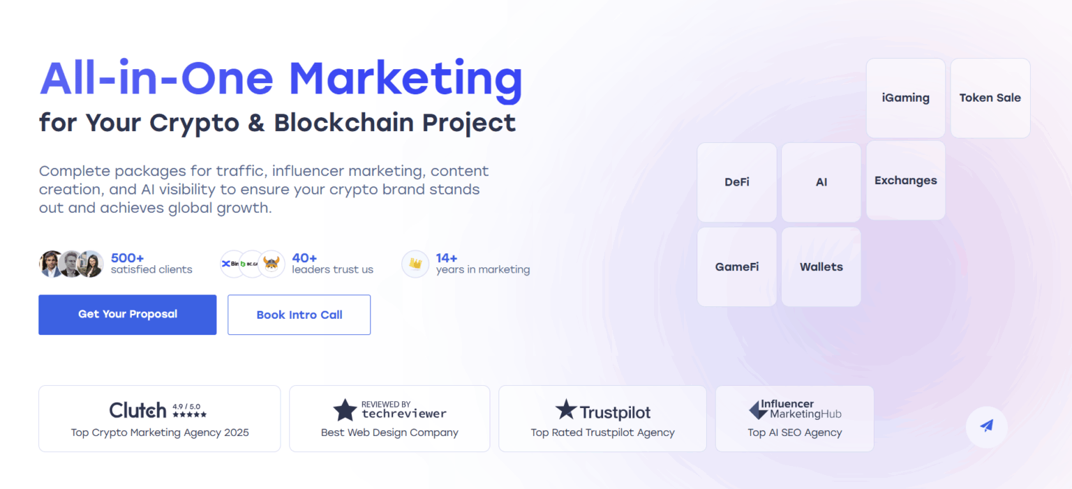 Top 7 Crypto Influencer Marketing Agencies 2026